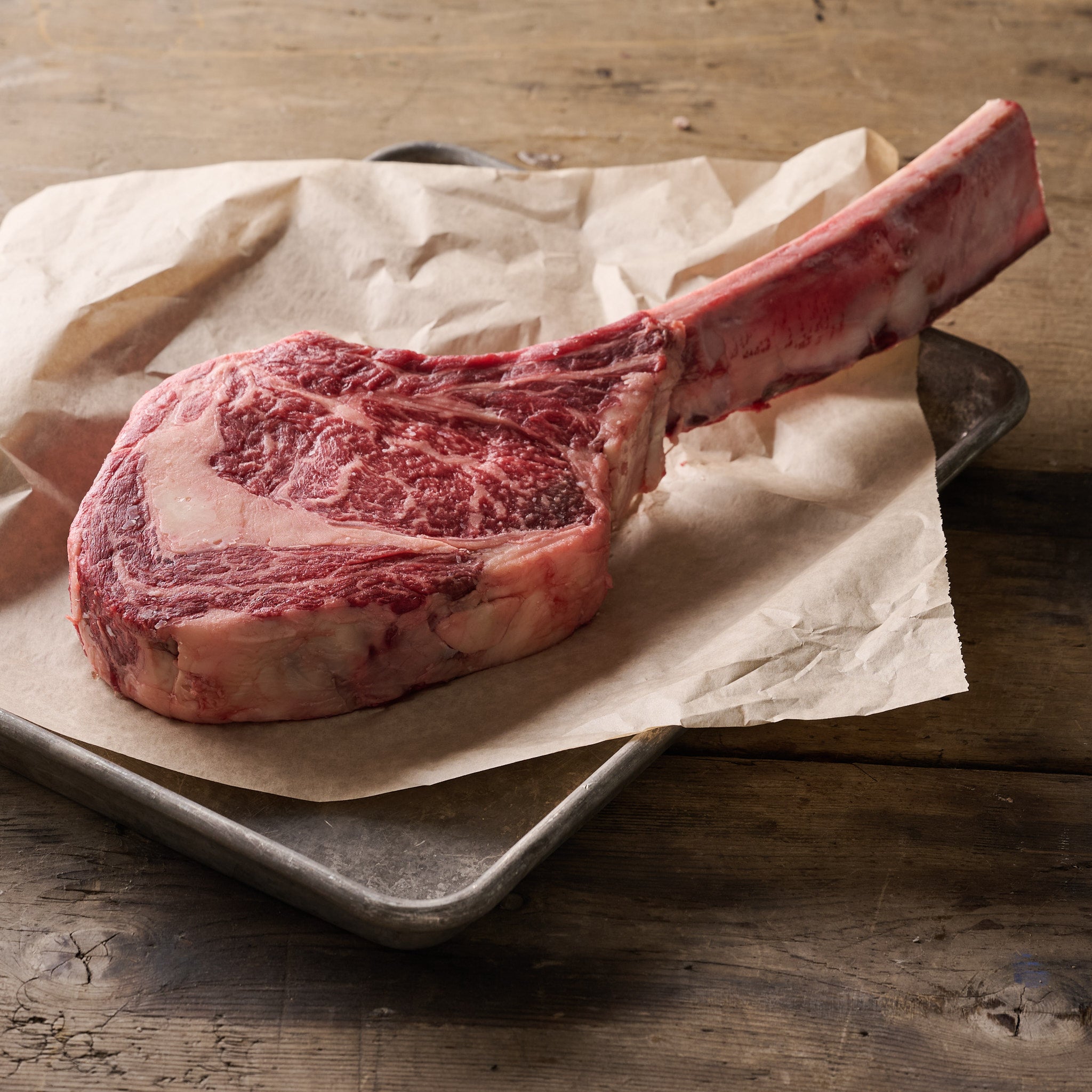Tomahawk Ribeye Steak – RANGE™ Land and Cattle Co.