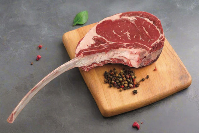 Tomahawk Ribeye Steak – RANGE™ Land and Cattle Co.